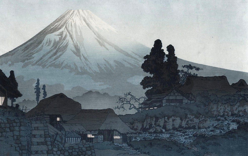 The Immortal Mountain and the Lake of the Lute | Fuji Yama and Biwa-ko ...
