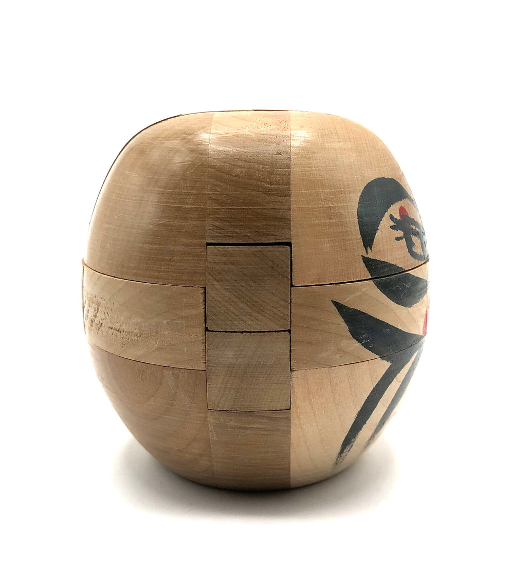 Vintage Daruma Japanese Kumiki Wood Puzzle | Unknown Craftsmen