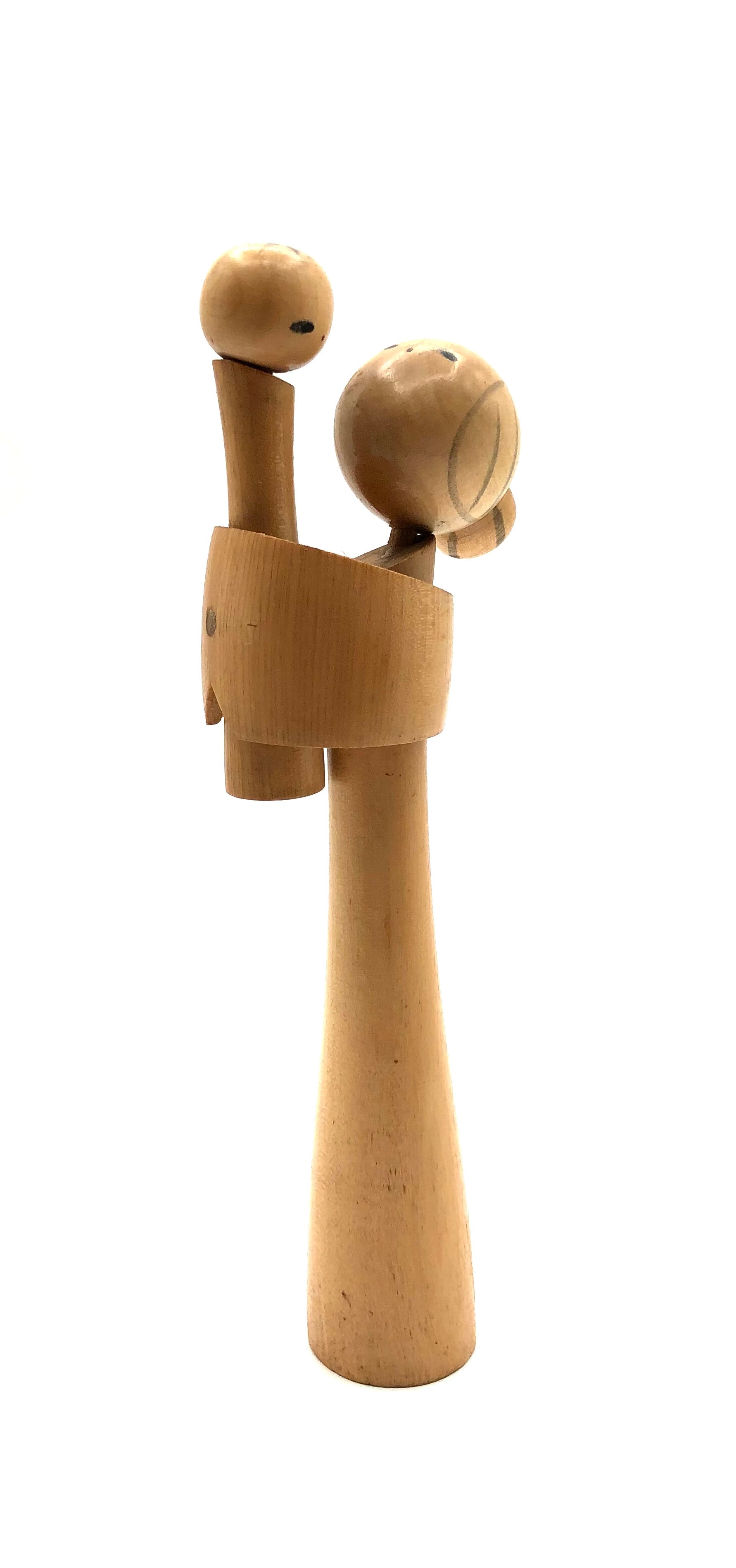 Vintage Japanese Sosaku Kokeshi entitled: “Son'na otokonoko | Such a B