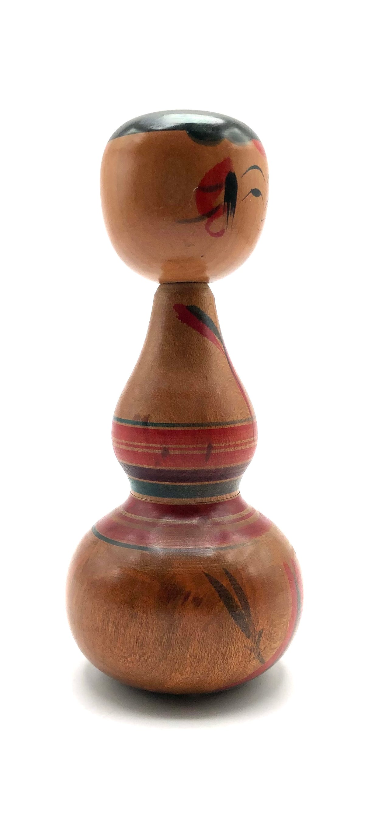 Vintage Japanese RARE Yajirou Ejiko Container with Miniature Spinning