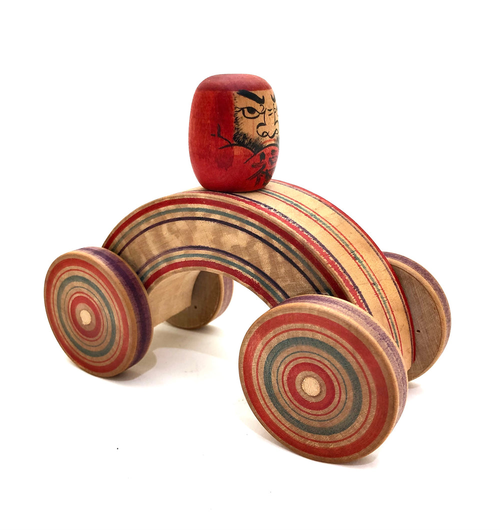 Vintage Japanese “Kijigan gu” (Daruma) Car by Kobayashi Seijiro (1918-