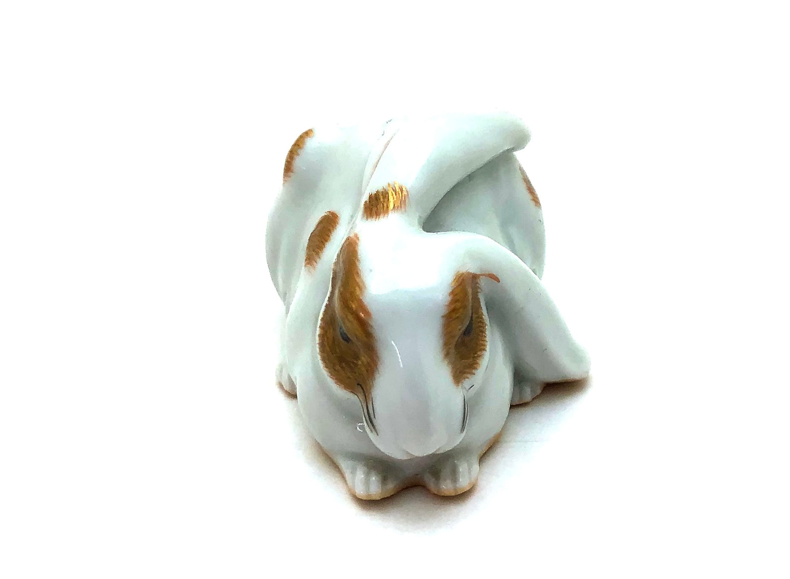 Rare Vintage Japanese Kutani Porcelain Rabbit Figurine