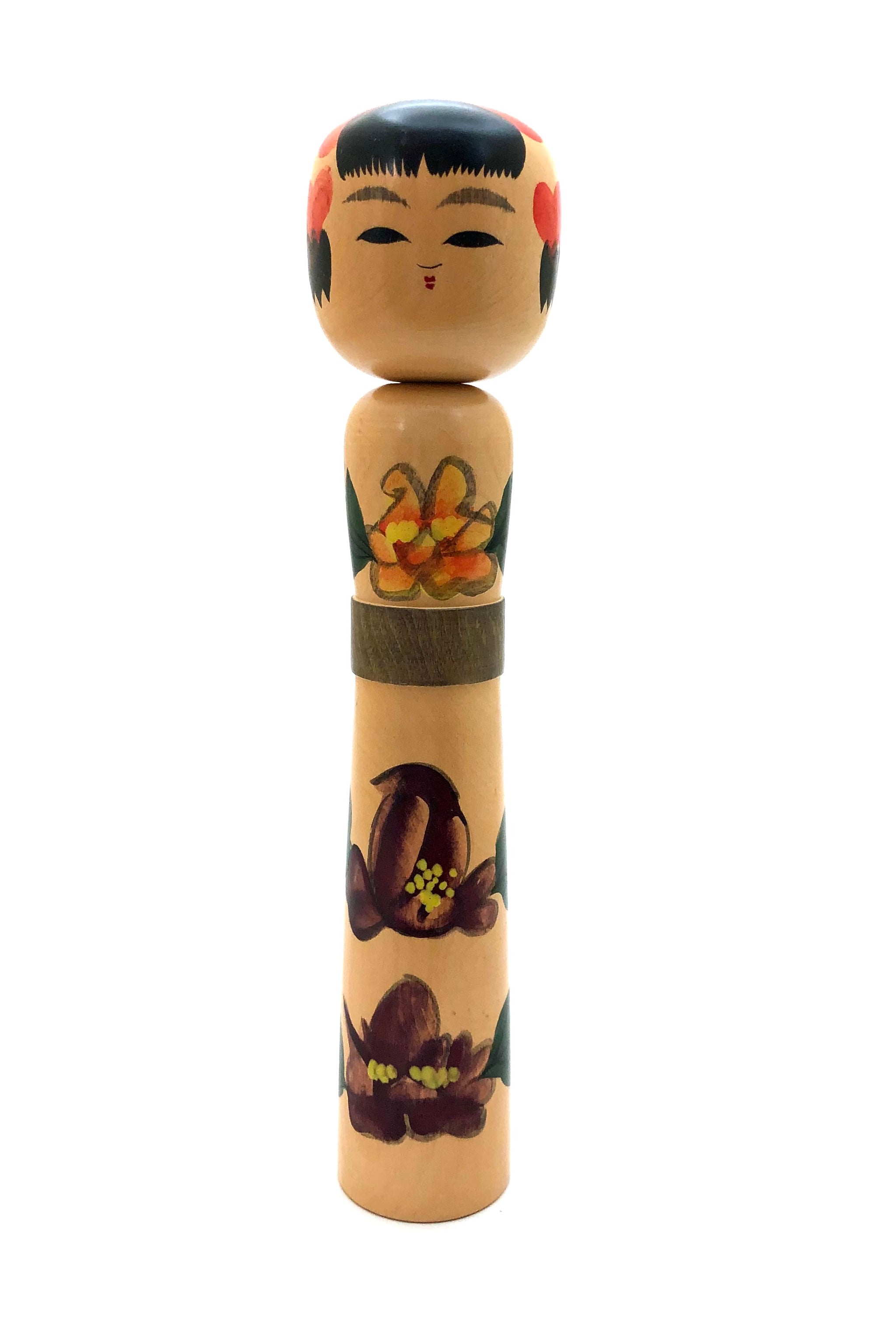 Vintage Nambu KinaKina Traditional Kokeshi by Suzumago, Morizou